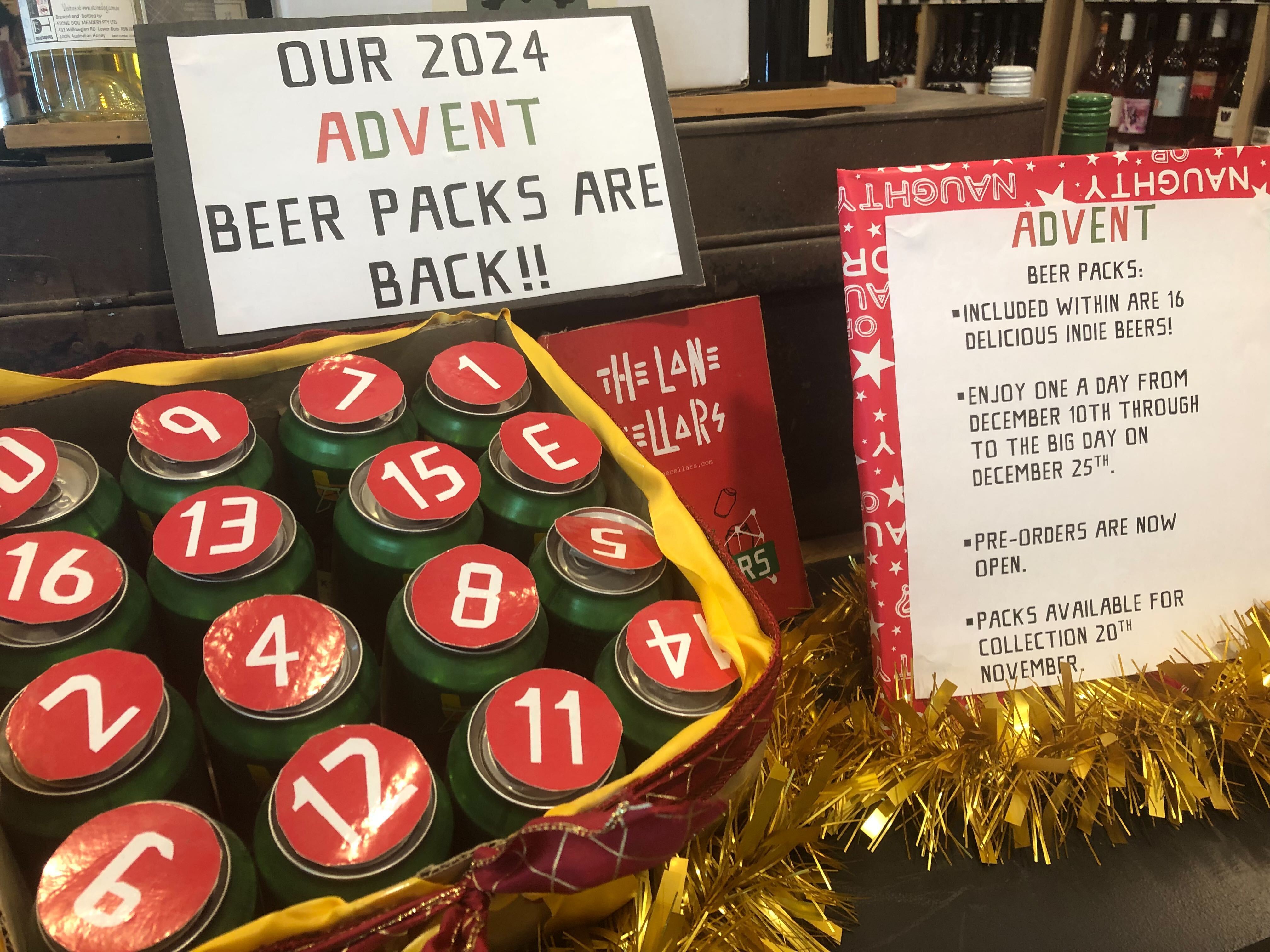 2024 Advent Beer Pack – The Lane Cellars